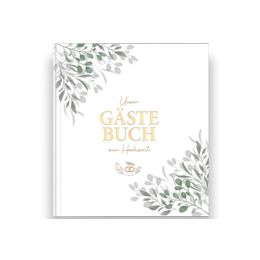 LEAF & GOLD Notizbuch Gästebuch Hochzeit