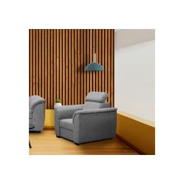Beautysofa Relaxsessel Madera (modern Lounge Polstersessel mit Wellenfedern)