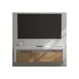doporro Lowboard TV Lowboard TV-Schrank Fernsehschrank Hängend/Stehend 2 Schranktüren