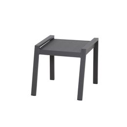 siena GARDEN Hocker 'Savona' matt anthrazit 58 x 46,5 x 50 cm