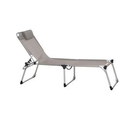 siena GARDEN Sonneliege 'Sole' taupe 69,5 x 105 x 226 cm
