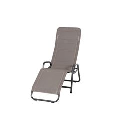 siena GARDEN Sonnenliege 'Fano' taupe 71 x 112 x 150 cm