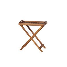 siena GARDEN Tablett 'Astoria' naturfarben 60 x 40 x 70 cm mit Gestell