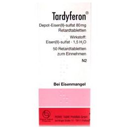 Pierre Fabre Tardyferon Depot-Eisen(II)-sulfat 80 mg Retardtab. 50 St