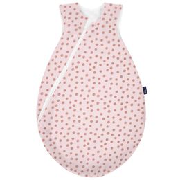 Alvi Jersey-Schlafsack SOMMERTRAUM – CURLY DOTS in rosa