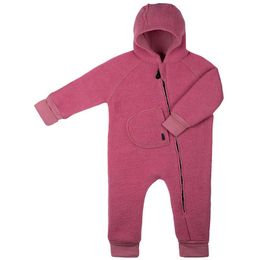 PURE PURE BY BAUER - Fleece-Overall WALK mit Wolle in dusty pink, Gr.62/68