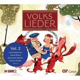Carus-Verlag Volkslieder Vol.2 - Kaufmann, Banse, Wecker, Wader, Singer Pur. (CD)