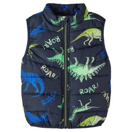 name it - Steppweste NMMMYLANE DINO ROAR in dark sapphire, Gr.92