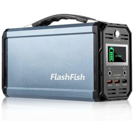 Flashfish - G300 300 w Solargenerator, 60000 mAh tragbares Kraftwerk