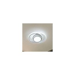 Aiskdan - Runde LED-Deckenleuchte, Moderner Deckenfluter 32W 2400LM, Acryl-Leuchte, Weißes Licht 6000K 12cm, Ideal für Flur Küche Wohnzimmer