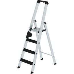 Proregal-sicherheit Made In Germany - Stufen-Stehleiter einseitig begehbar mit clip-step relax 4 Stufen