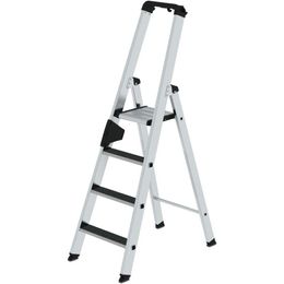 Proregal-sicherheit Made In Germany - Stufen-Stehleiter einseitig begehbar mit clip-step R13 4 Stufen