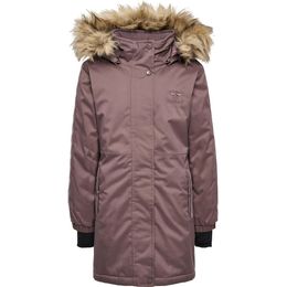 Hummel Funktionsjacke 'Leaf' M&auml;dchen Gr&ouml;&szlig;e 116 braun / schwarz