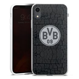 DeinDesign iPhone Xr Handy Silikon H&uuml;lle Case wei&szlig; Handyh&uuml;lle Jersey Borussia Dortmund Bvb Silikon Case