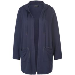 Sweatjacke Via Appia Due blau