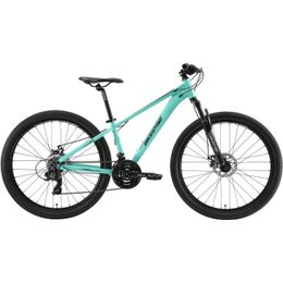 Mountainbike Bikestar Fahrräder Gr. 36 cm, 27,5 Zoll (69,85 cm), grün Hardtail