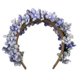 Trachtenland Haarreif Blumen Haarkranz "Marissa" mit zarten Blüten