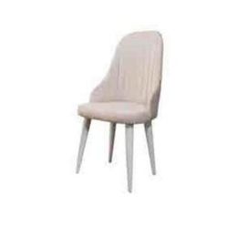 JVmoebel Stuhl Hölzerner weicher rosa Stuhl auf schwarzen Beinen für den Esszimmer