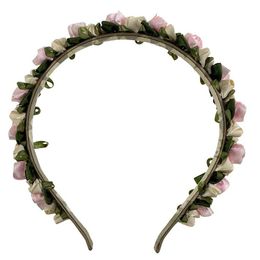 Trachtenland Haarreif Blumen Haarschmuck "Rosalie" mit Rosenblüten