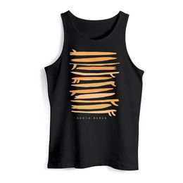 Neverless Tanktop Herren Tank-Top Surfboards South Beach California USA Sommer Surfing M mit Print