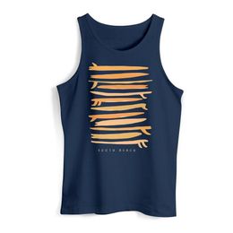 Neverless Tanktop Herren Tank-Top Surfboards South Beach California USA Sommer Surfing M mit Print