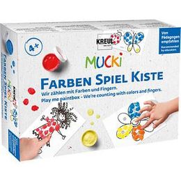 Kreul MUCKI FarbenSpielKiste Wir zählen mit Farben und Fingern Lernspiel