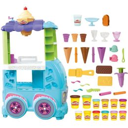 Hasbro Knete Play-Doh Großer Eiswagen, Höhe ca. 95 cm, mit Musik und Soundeffekten, bunt
