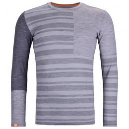 Ortovox - 185 Rock'N'Wool Long Sleeve - Merinounterwäsche Gr S grau