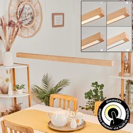 hofstein Mixto Pendelleuchte LED Chrom, Naturfarben, 1-flammig