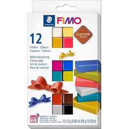FIMO Modelliermasse Leder Effekt