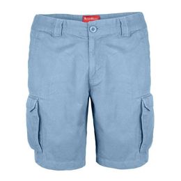 BlauerHafen Cargoshorts Herren Cargo Shorts 100% Baumwolle Hose Normale Passform Bermuda