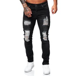 OneRedox Straight-Jeans 5122C-Black (Jeanshose Designerjeans Bootcut