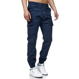 John Kayna Cargojeans Herren Cargo Hose Slim Fit Utility Jeans Männer Chino Herrenhose Stoff (Chino Cargohose Streetwear