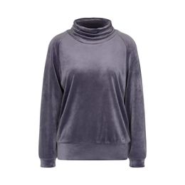 Triumph - Top mit langen Aermeln - Slate Gray 42 - Cozy Comfort - Homewear für Frauen