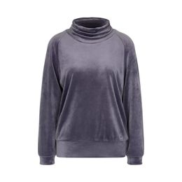 Triumph - Top mit langen Aermeln - Slate Gray 40 - Cozy Comfort - Homewear für Frauen