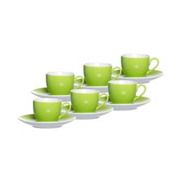 Ritzenhoff & Breker Ritzenhoff & Breker Espressotassen und -untertassen Doppio 80 ml 6er Set
