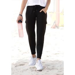 Venice Beach Jogginghose schwarz Gr. 34 für Damen. Figurumspielend. Nachhaltig.