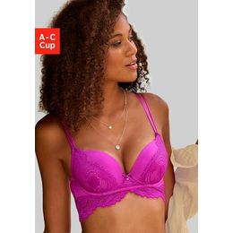 Lascana Push-up-BH 'Valentina' pink Gr. 70C. Mit Herausnehmbaren Kissen und mit Bügel