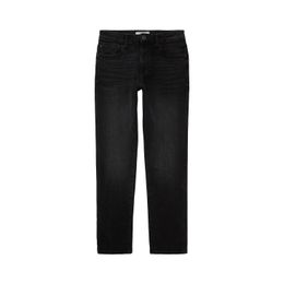 Tom Tailor Herren Josh Regular Slim Jeans, schwarz, Uni, Gr. 40/34