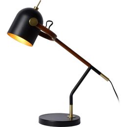 Lucide - Schreibtischlampe - 1xE27 - Schwarz waylon