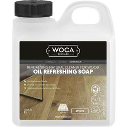 Oil Refresher (Holzbodenseife), Reinigung- und Holzbodenpflege 1 Liter weiß - Woca