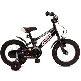 Kinderfahrrad Bachtenkirch "New POLICE" Fahrräder Gr. 22 cm, 14 Zoll (35,56 cm), schwarz Kinder Kinderfahrräder
