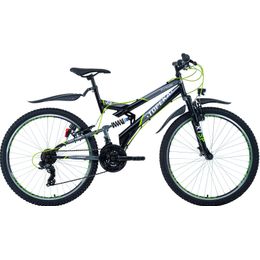 KS-Cycling Mountainbike KS CYCLING "Topeka" Fahrräder Gr. 48 cm, 26 Zoll (66,04 cm), grau Fahrräder