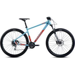Mountainbike GHOST "Kato Essential AL" Fahrräder Gr. 40 cm, 29 Zoll (73,66 cm), blau Hardtail