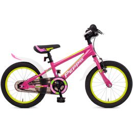 Kinderfahrrad Bachtenkirch "Pepp" Fahrräder Gr. 22 cm, 16 Zoll (40,64 cm), rosa Kinder Kinderfahrräder
