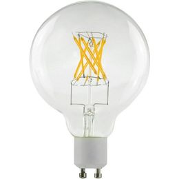 Segula LED-Leuchtmittel LED Globe 80 - GU10, GU10, 1 St., Extra-Warmweiß, LED Globe 80 - GU10, 2200K, klar, 5W, CRI 90, dimmbar, weiß