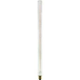 Segula LED-Leuchtmittel LED Long Tube 500 klar geriffelt, E27, 1 St., Extra-Warmweiß, LED Long Tube 500 klar geriffelt, E27, 5W, CRI 90, dimmbar, weiß