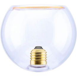 Segula LED-Leuchtmittel LED Floating Globe 125 inside klar, E27, 1 St., Extra-Warmweiß, LED Floating Globe 125 inside klar, E27, 4,5W, CRI 90, dimmbar, weiß