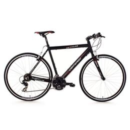 KS-Cycling KS Cycling Fitnessbike Lightspeed, 21 Gang Shimano Tourney RD-TX 35 Schaltwerk, Kettenschaltung, schwarz