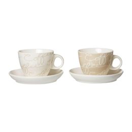 Ritzenhoff & Breker Ritzenhoff & Breker Cappuccino-Geschirr Cornello 4er Set